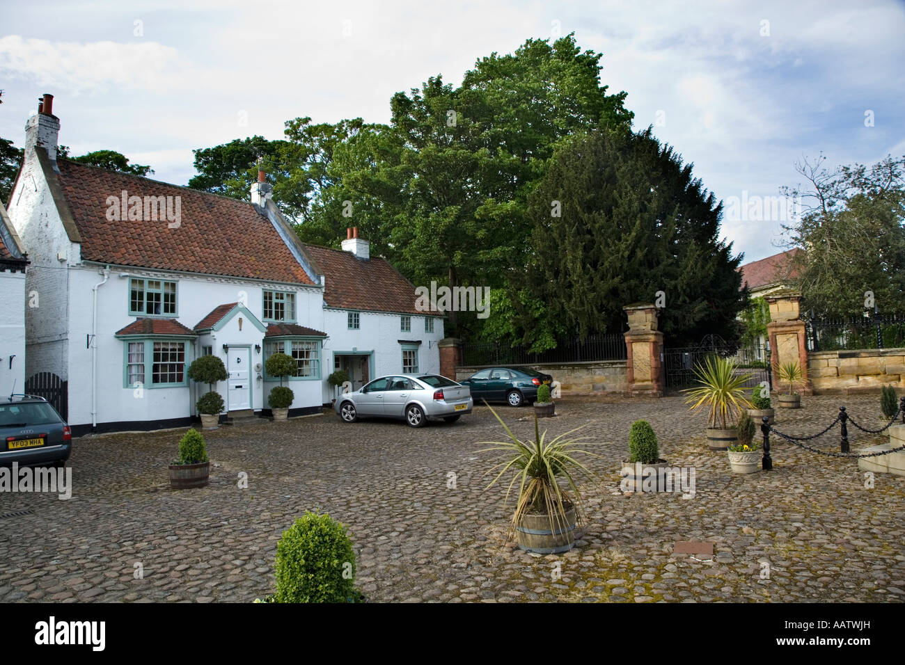 Hall Square Boroughbridge a small North Yorkshire Town adjoining the A1 ...