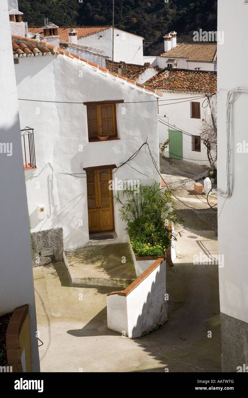 Jubrique a white Spanish Hill Village in Andalucia Stock Photo - Alamy
