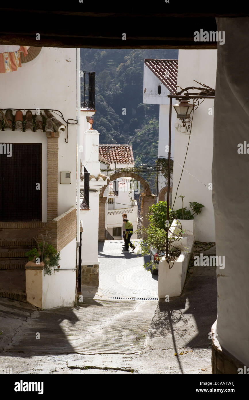 Jubrique a white Spanish Hill Village in Andalucia Spain Stock Photo ...