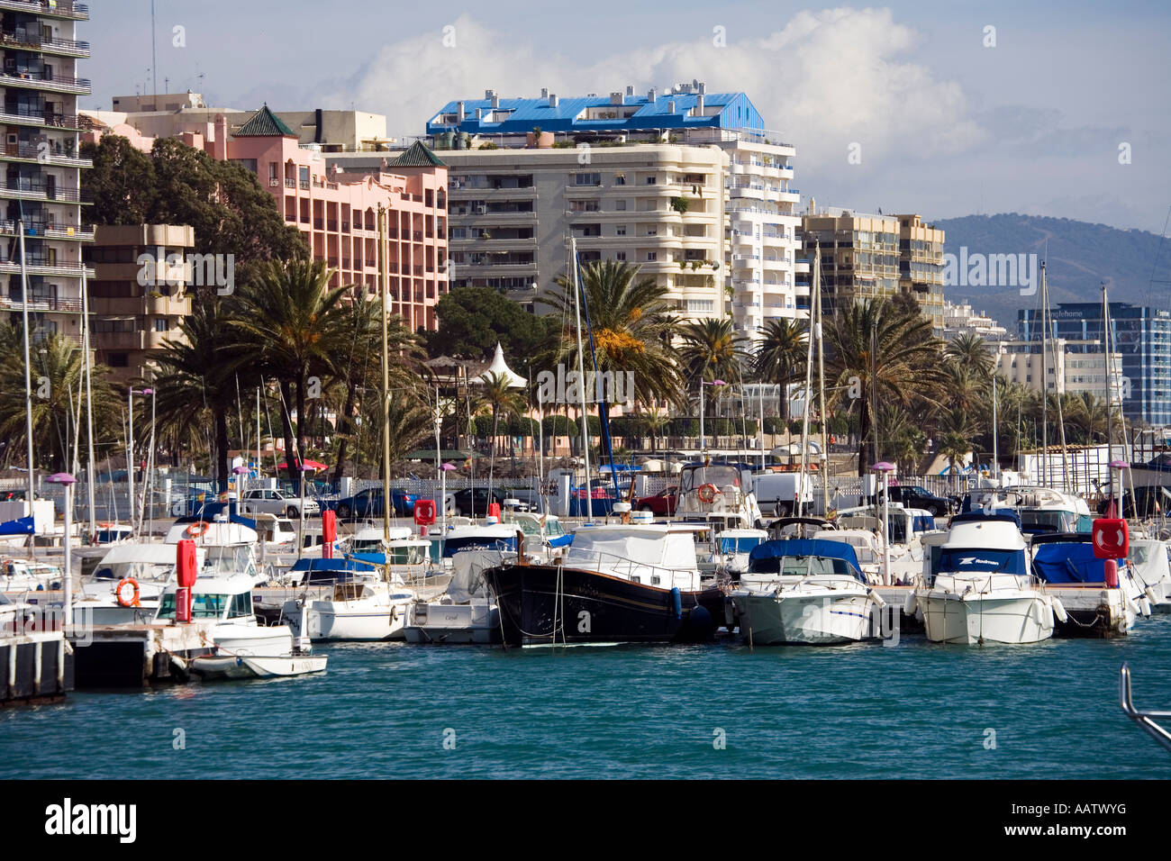 The Harbour Marbella Costa del Sol Spain Stock Photo - Alamy