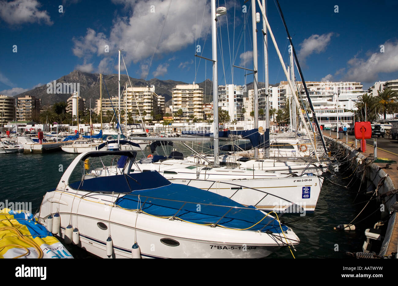 The Harbour Marbella Costa del Sol Spain Stock Photo - Alamy