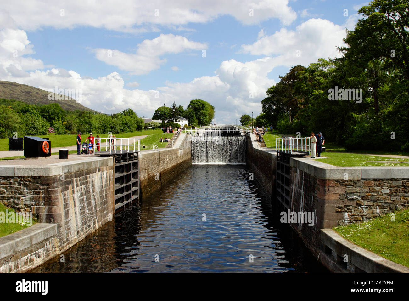 Neptune s Staircase the Caledonian Canal Fort William Scotland Stock ...