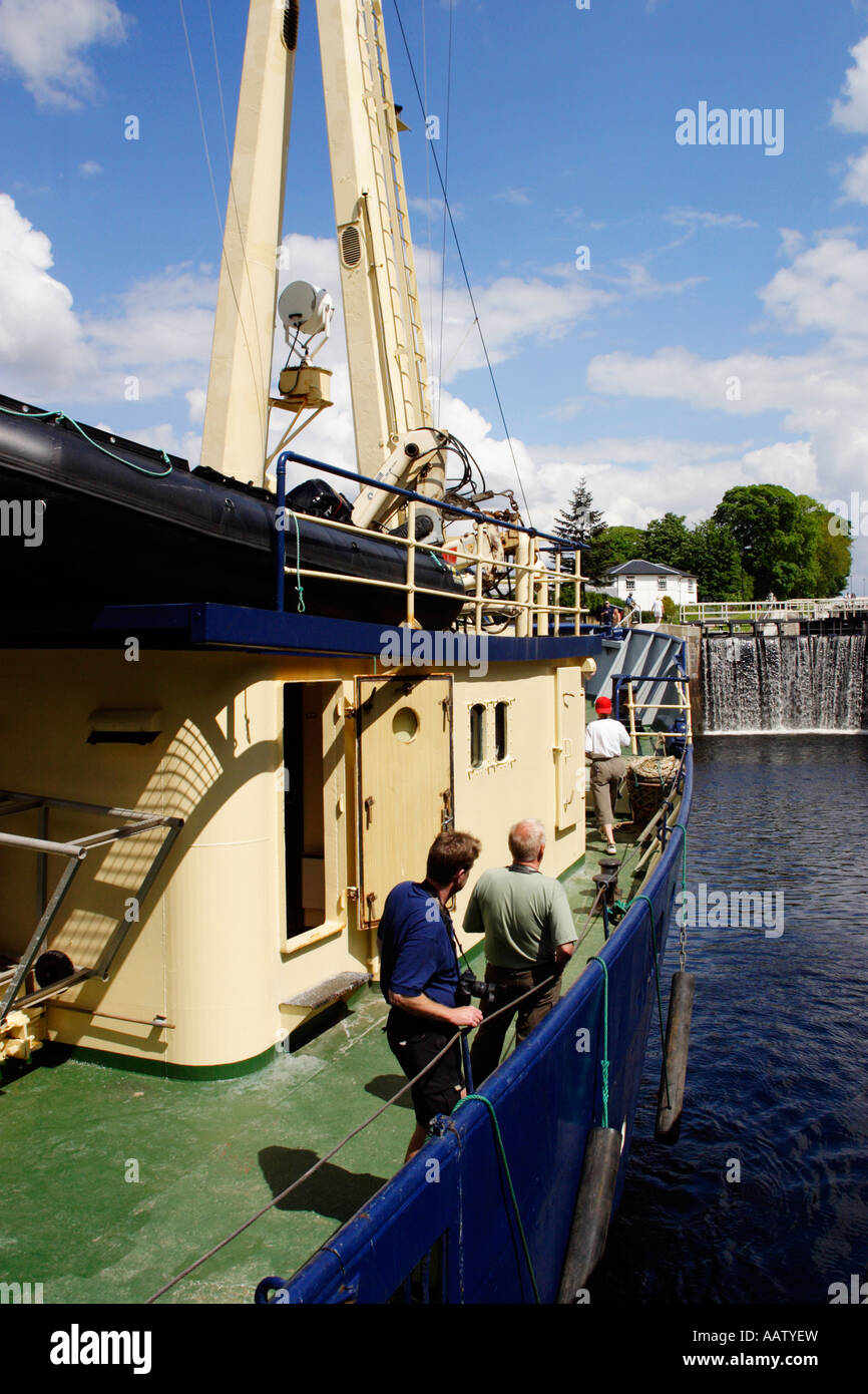 Neptune s Staircase the Caledonian Canal Fort William Scotland Stock ...