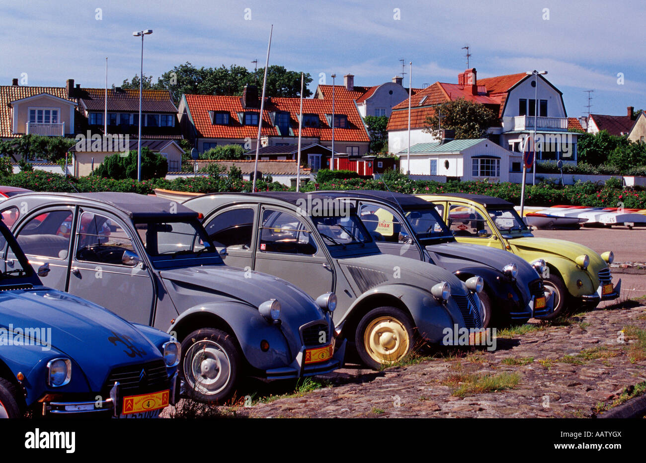 Classic citroeng CV2 on a parking space Stock Photo - Alamy