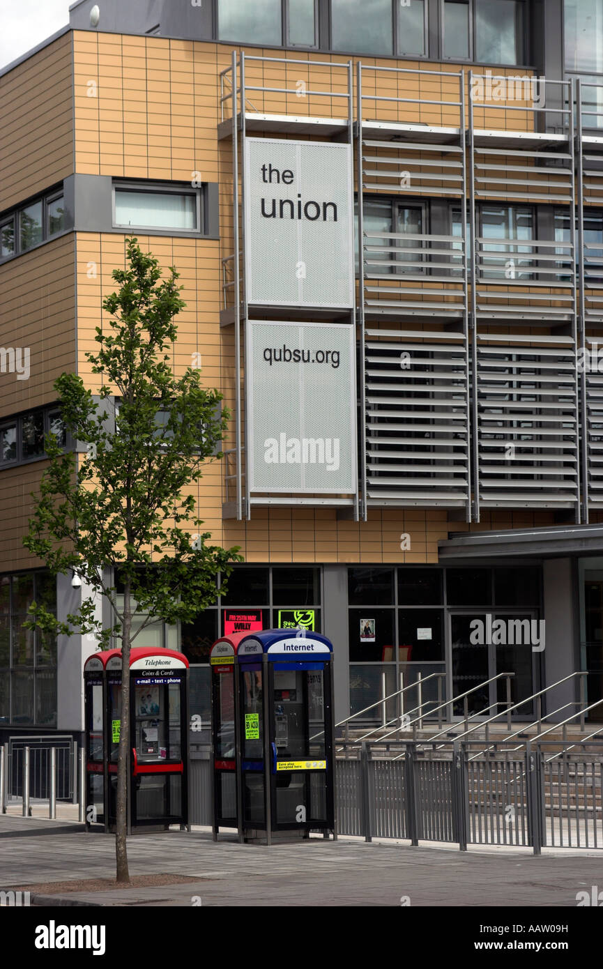 Students Union Building University Street Belfast Stock Photo - Alamy