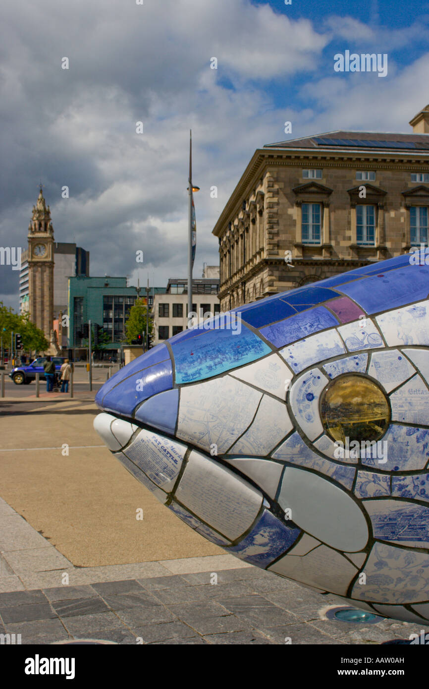 Big fish laganside belfast hi-res stock photography and images - Alamy