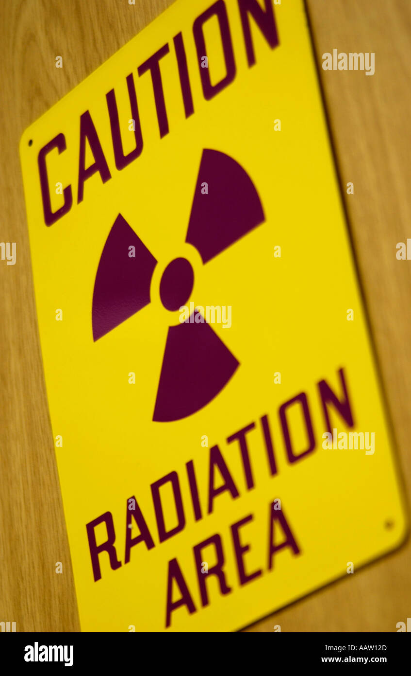 Hospital Radiation Warning Sign High Resolution Stock Photography and ...