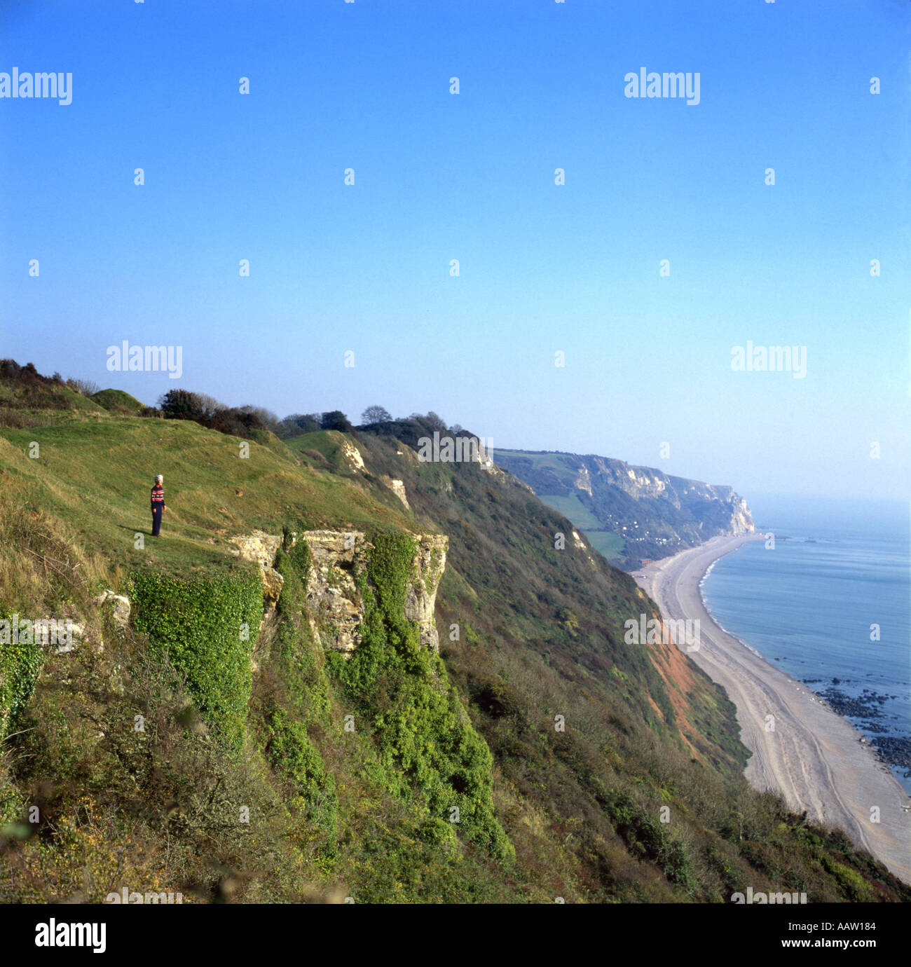 Branscombe beach hi-res stock photography and images - Alamy