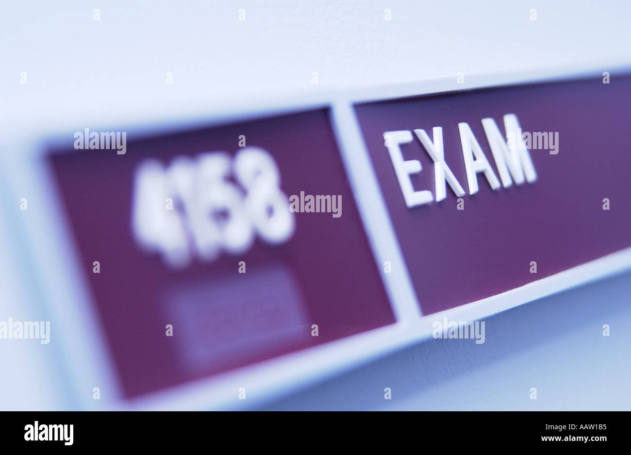 Exam room door sign hi-res stock photography and images - Alamy