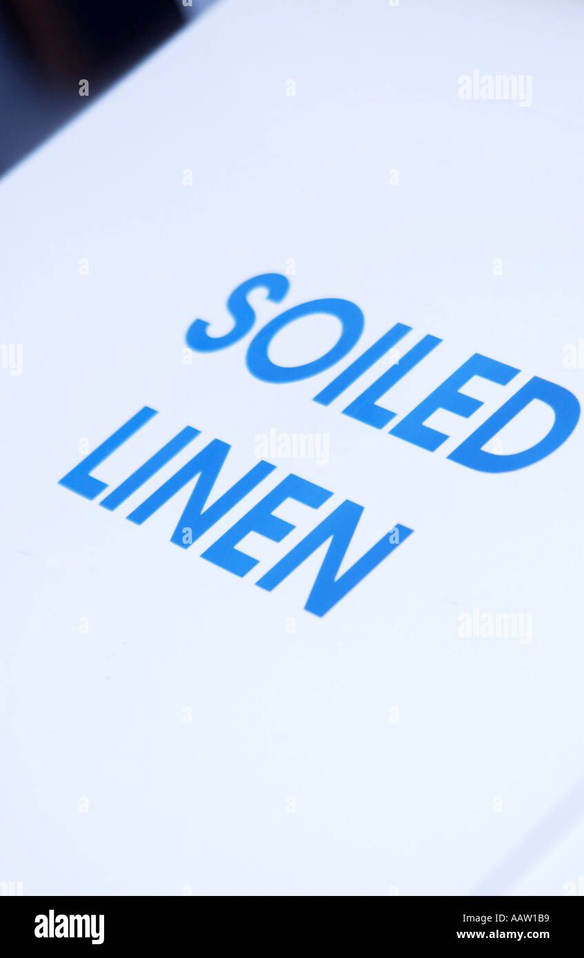 Soiled linen hamper Stock Photo - Alamy