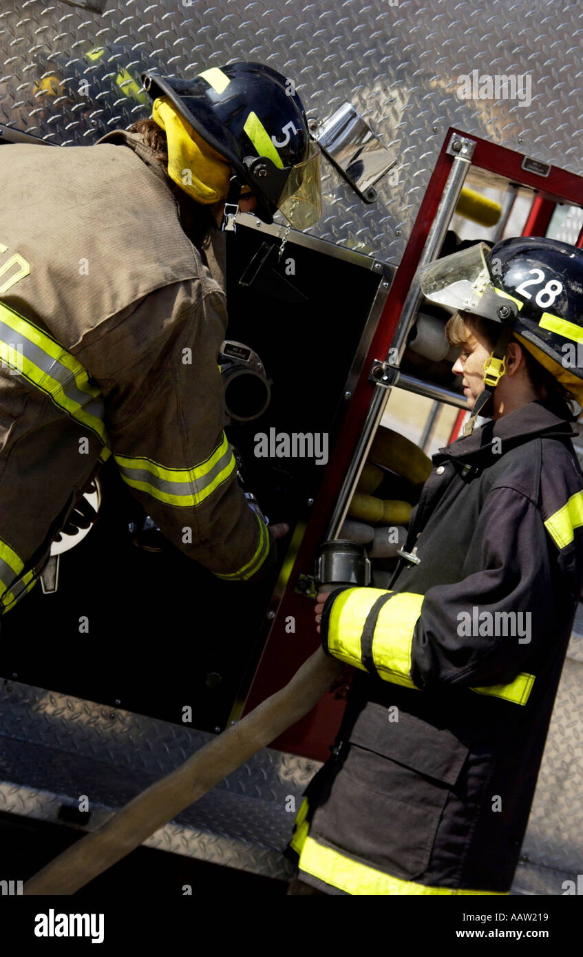 Non uniform firefighter hi-res stock photography and images - Alamy