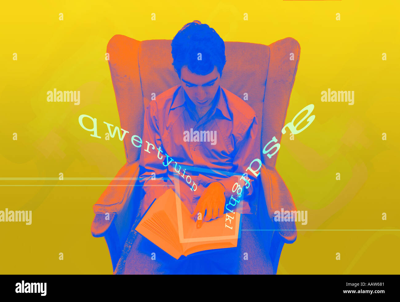 Man reading manuscript hi-res stock photography and images - Alamy