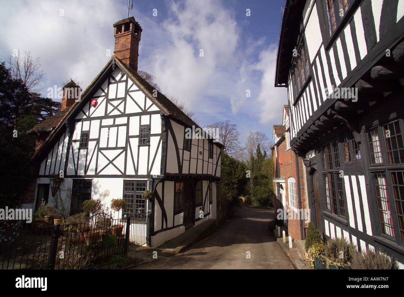 Tudor house in the The attractive 15th century village of Chilham Kent ...