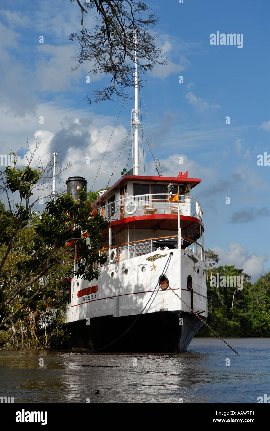 The Ayapua - a rubber boom steam boat from 1908 on the Yavari River ...