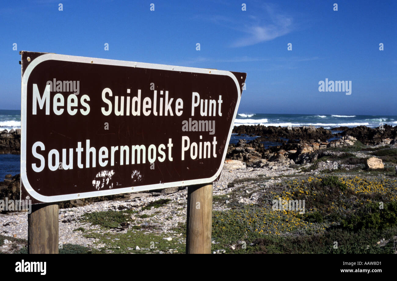 Africa s southernmost point Western Cape South Africa Stock Photo - Alamy