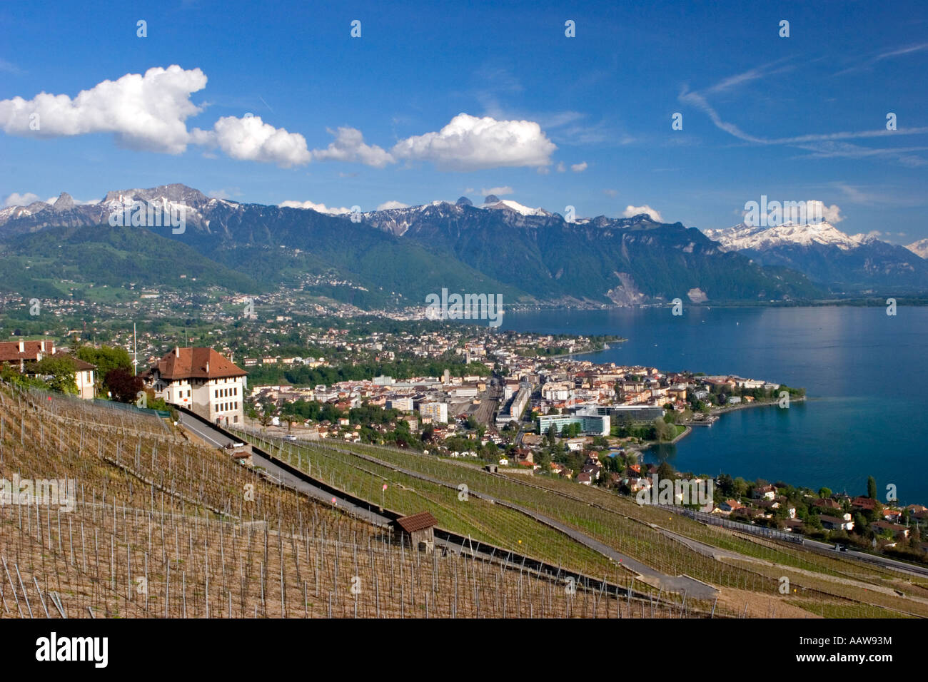 The City of Vevey, Switzerland Stock Photo - Alamy