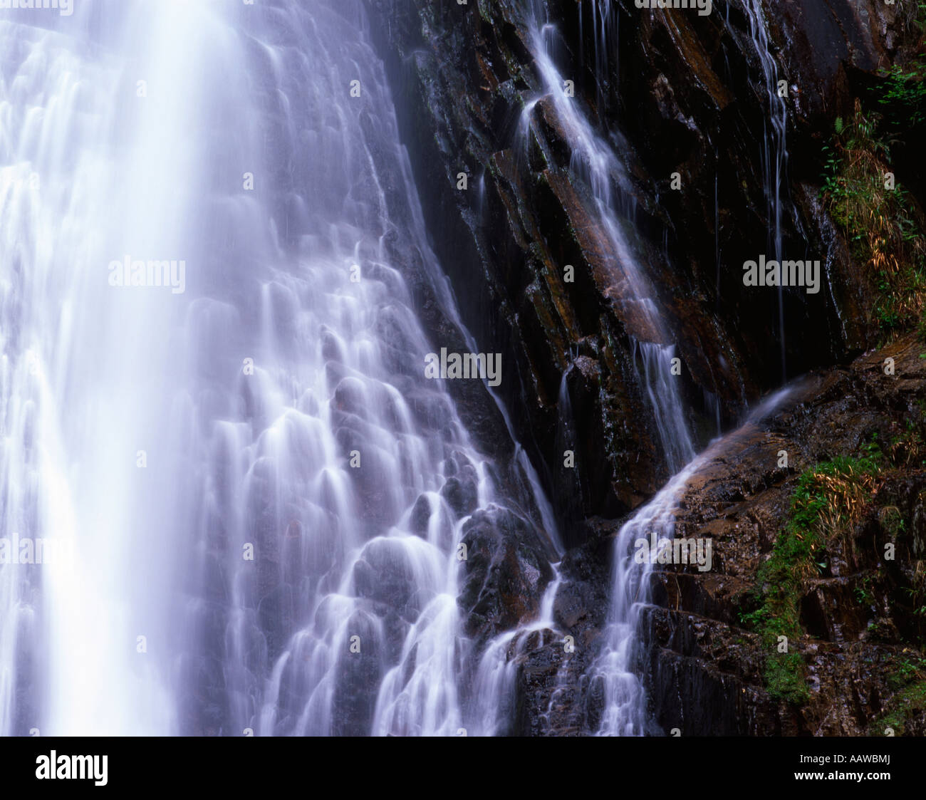 Grey Mares Tail waterfall, Kinlochleven, Lochaber Stock Photo - Alamy