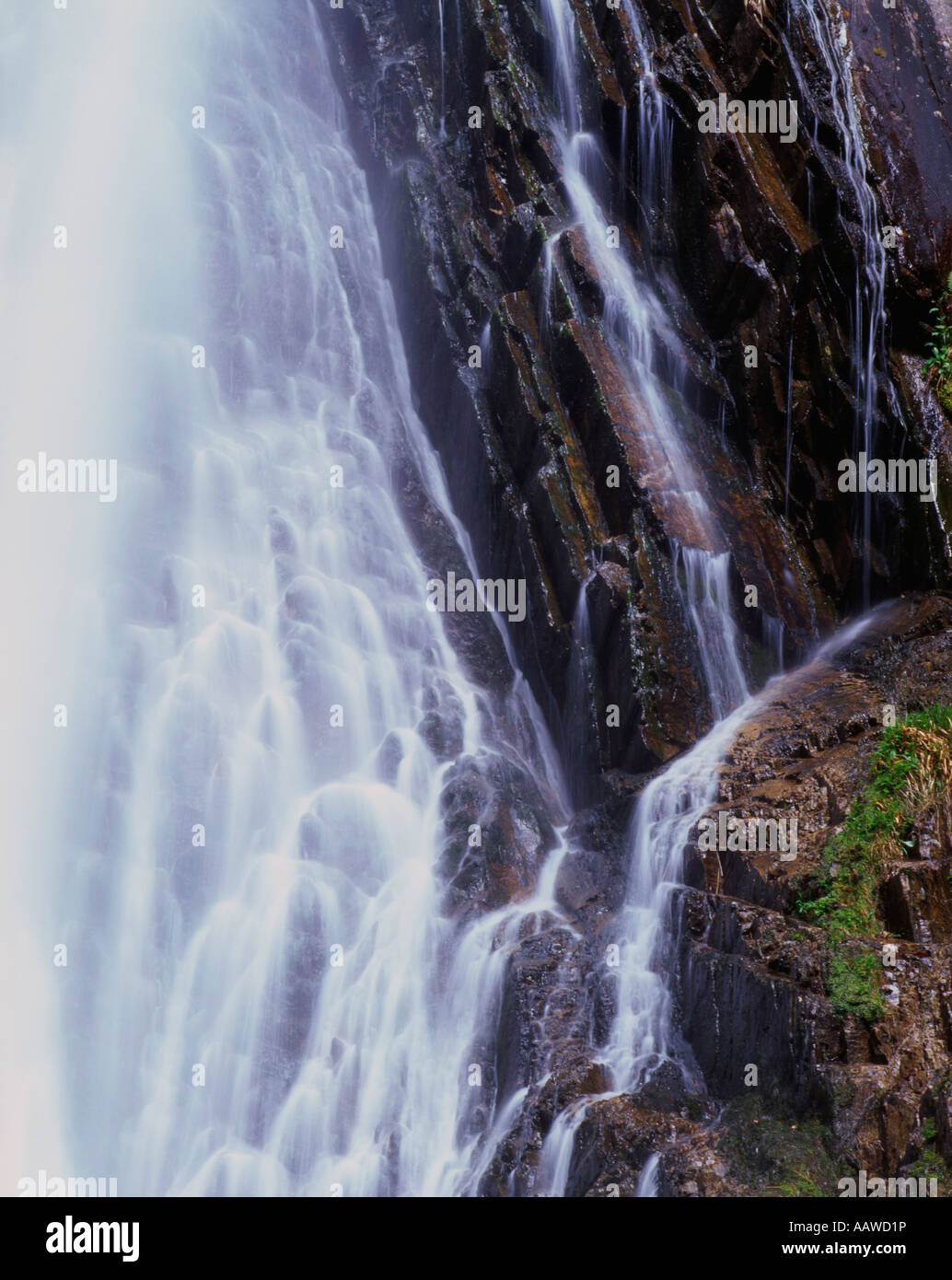Grey Mares Tail waterfall, Kinlochleven, Lochaber Stock Photo - Alamy