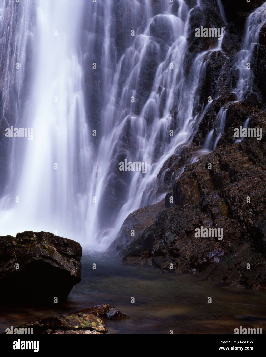 Grey Mares Tail waterfall, Kinlochleven, Lochaber Stock Photo - Alamy