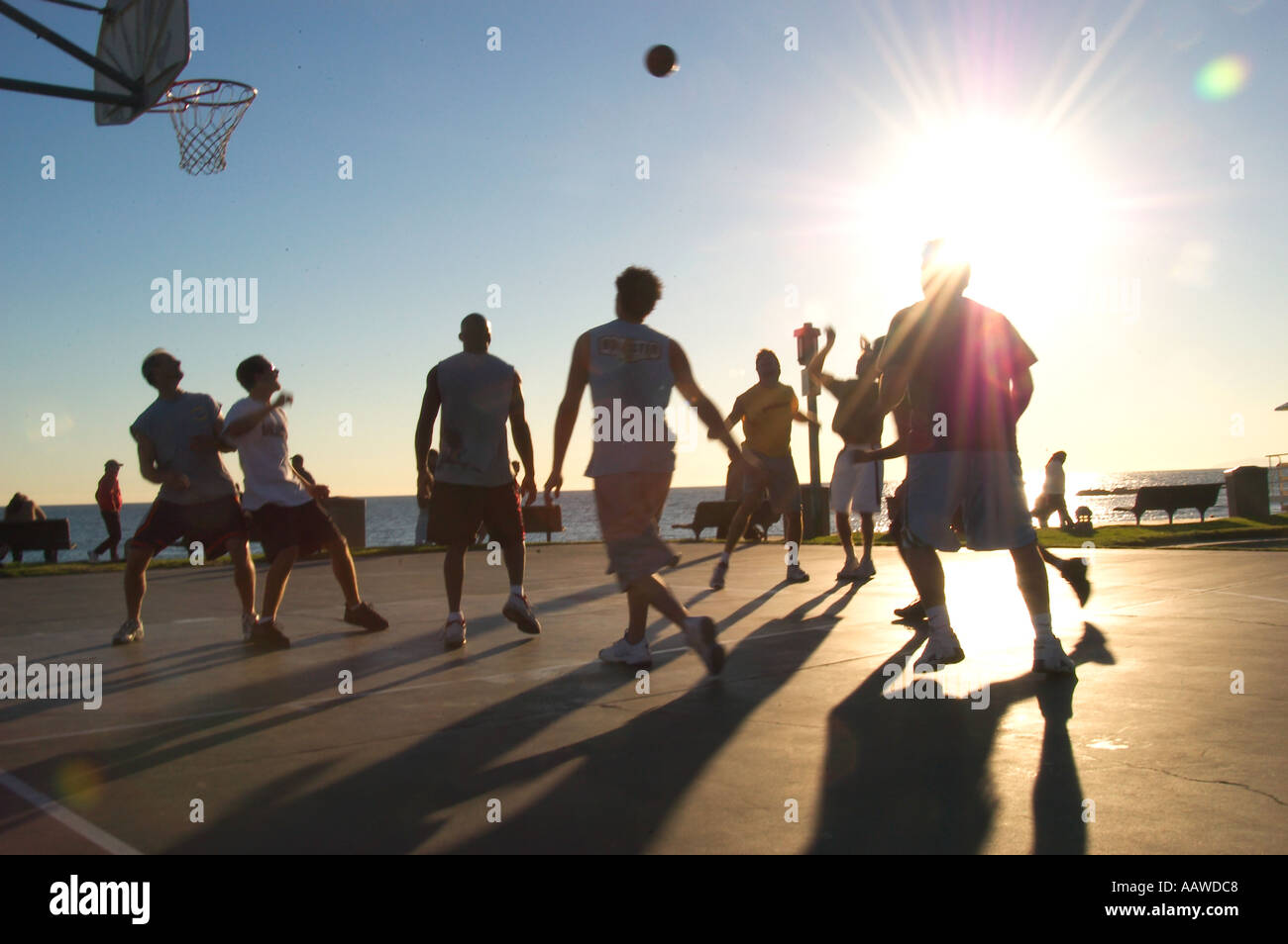 beach basketball CA Stock Photo - Alamy