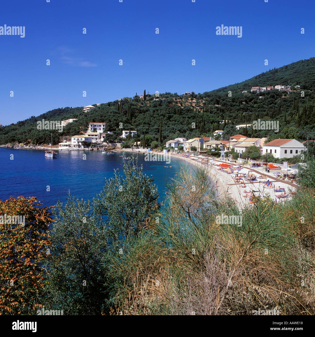 Kalami beach corfu hi-res stock photography and images - Alamy