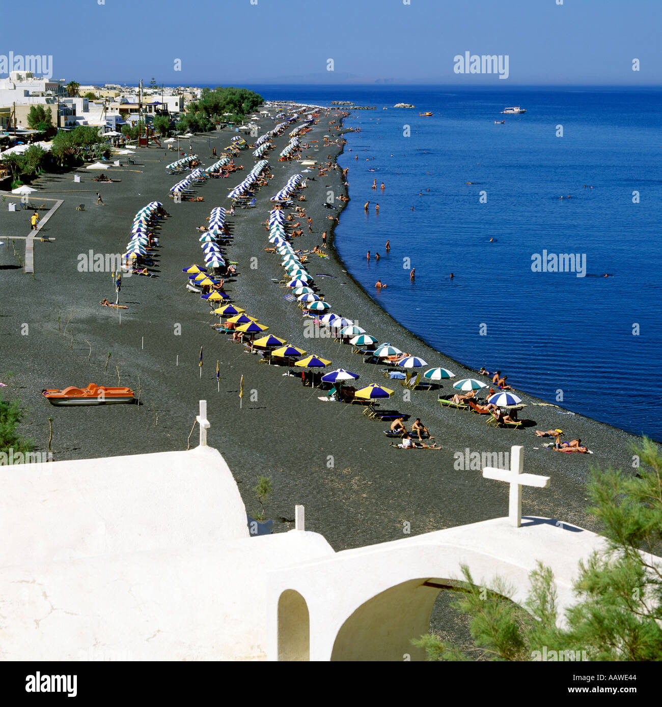 Kamari santorini hi-res stock photography and images - Alamy