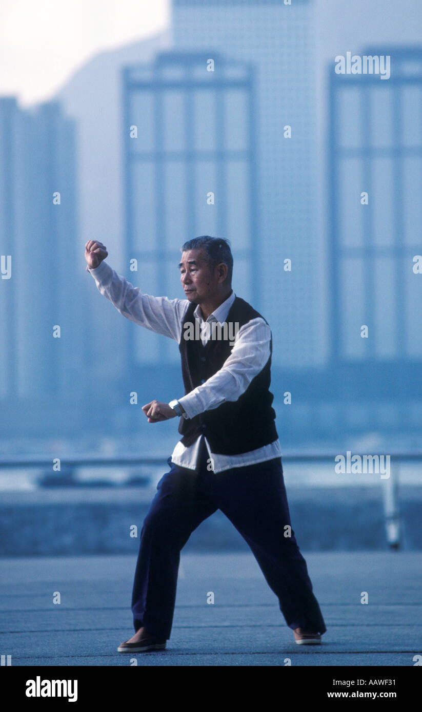 Elderly exercising china hi-res stock photography and images - Alamy