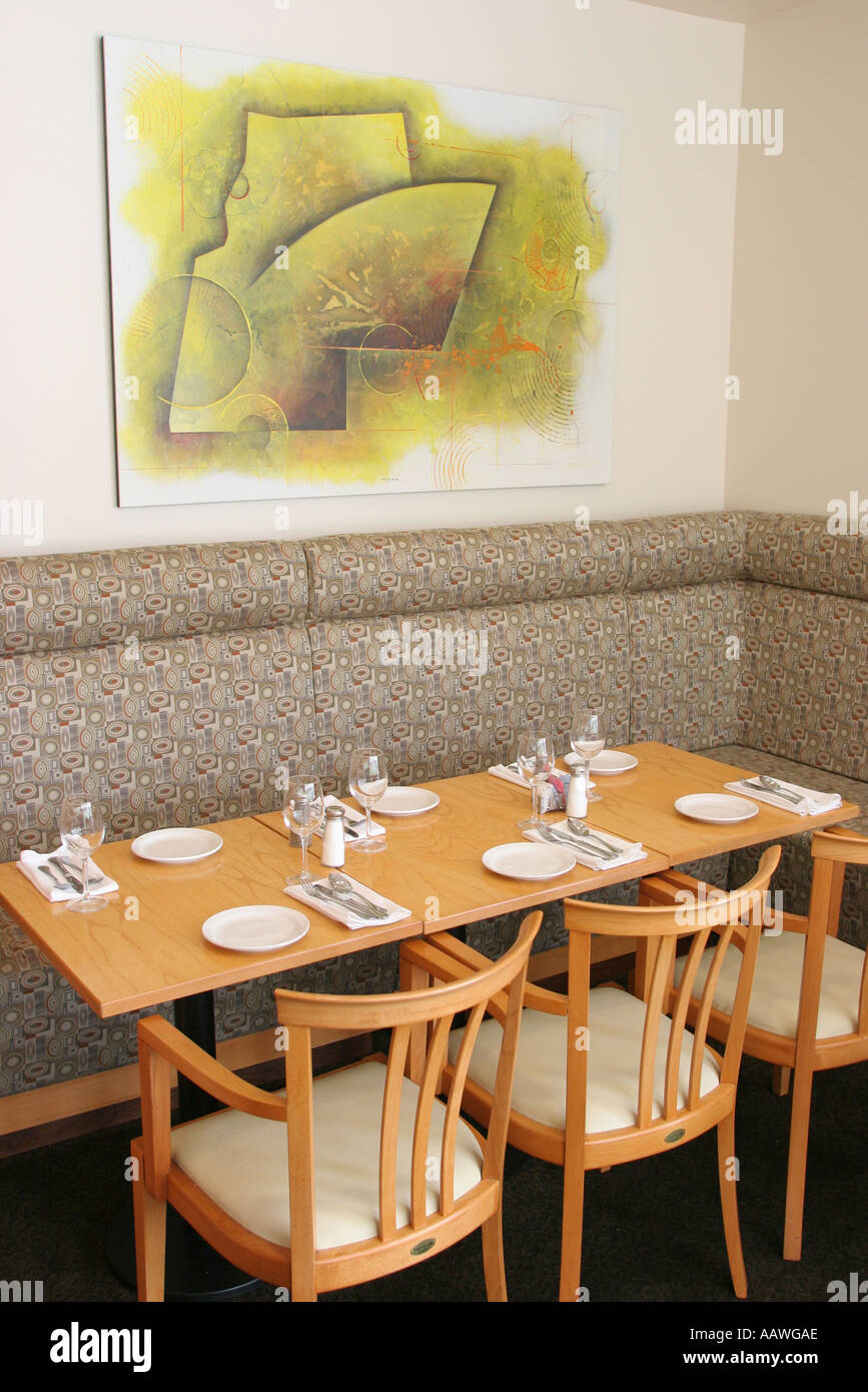 Miami Florida,Coral Gables,The Diner,table,chairs,seats,art artwork ...