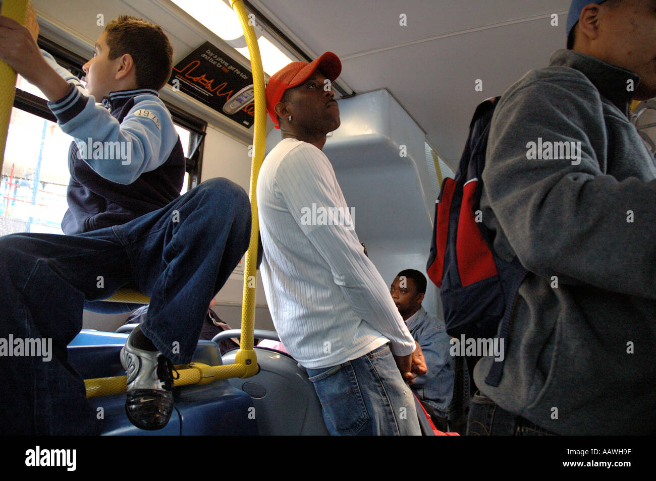 Black people on bus hi-res stock photography and images - Alamy