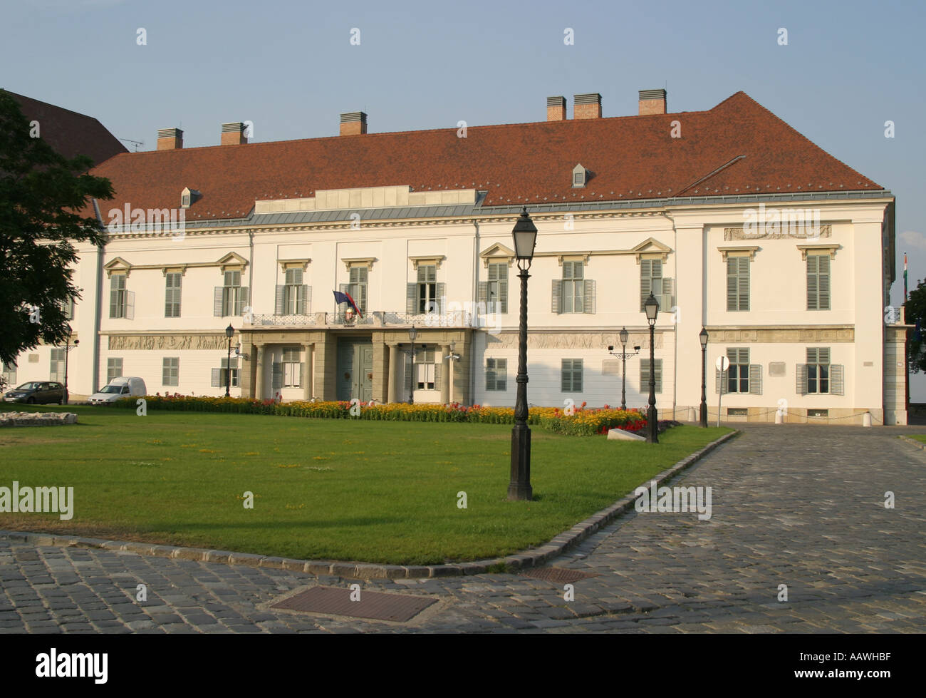 Sandor Palace residence of the President of the Republic Stock Photo ...