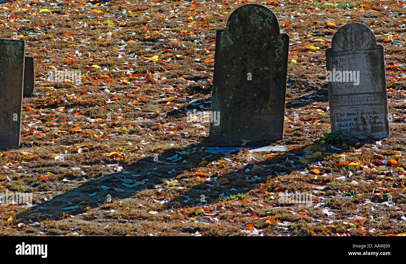 Revolutionary war cemetery Norwichtown Connecticut graveyard old stones ...
