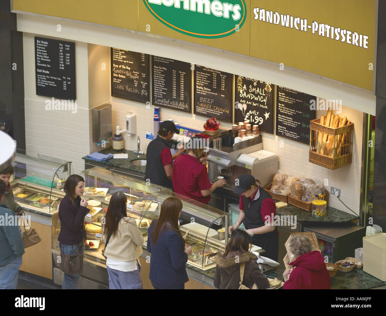 Fast food court scotland hi-res stock photography and images - Alamy