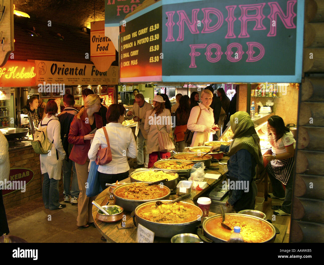 Indian food stall united kingdom hi-res stock photography and images ...