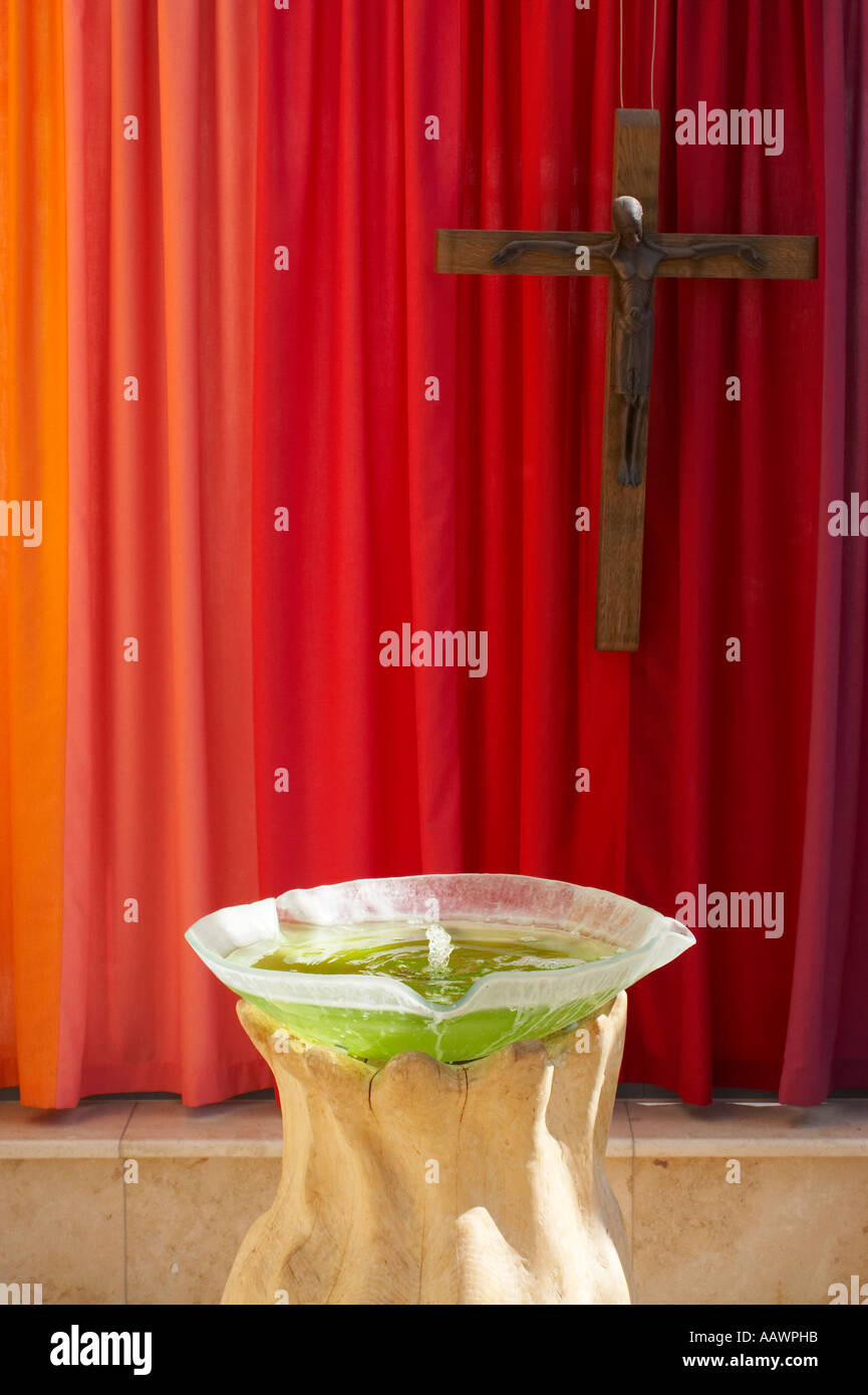 motorway church. inside a church Cross Stock Photo - Alamy