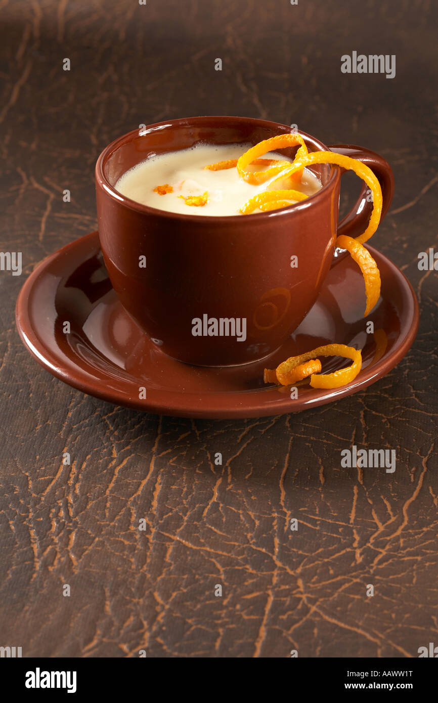 Icy White Chocolate Stock Photo - Alamy