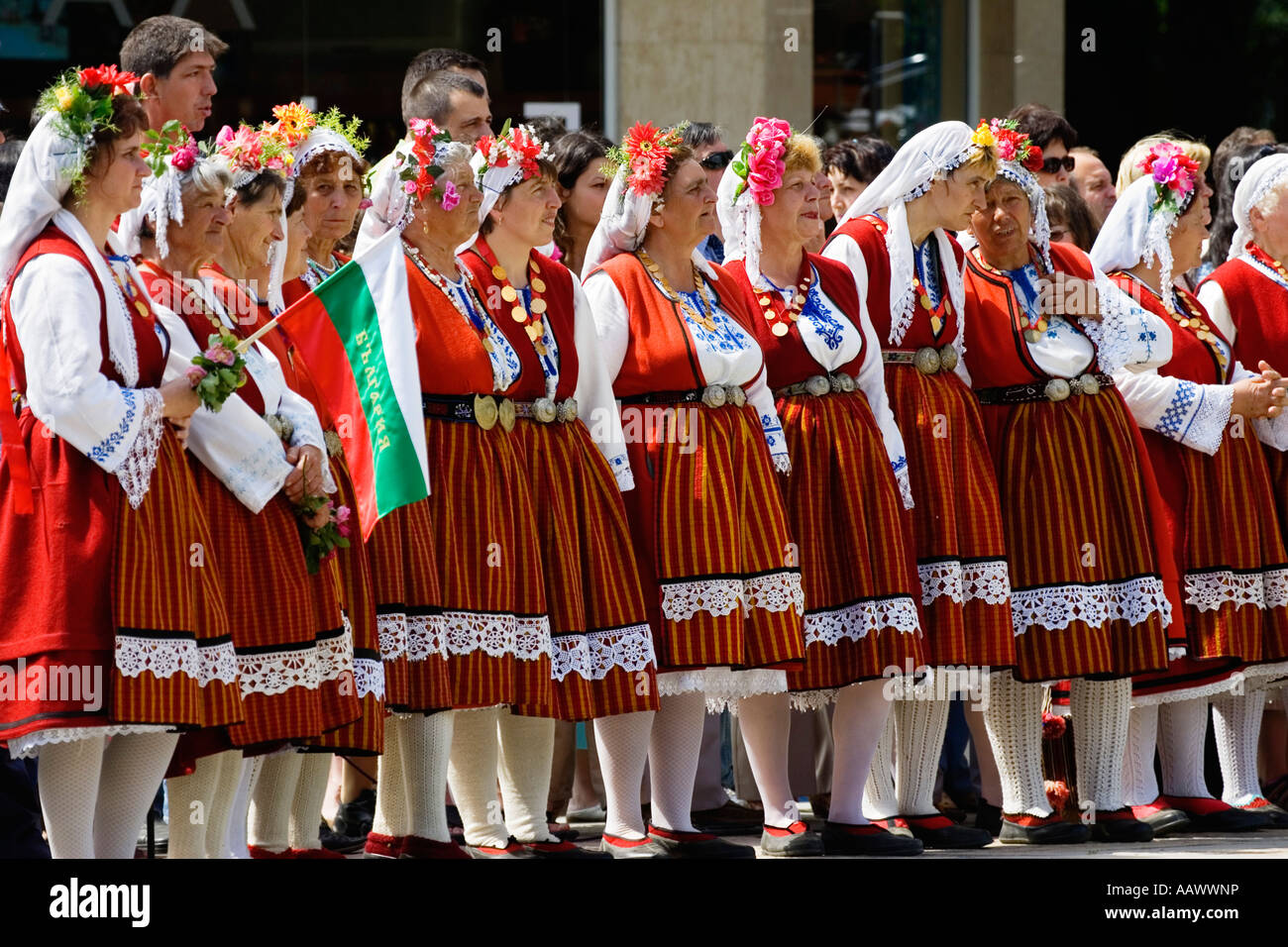 Folklore Group, Rose Festival, Karlovo, Bulgaria Stock Photo - Alamy