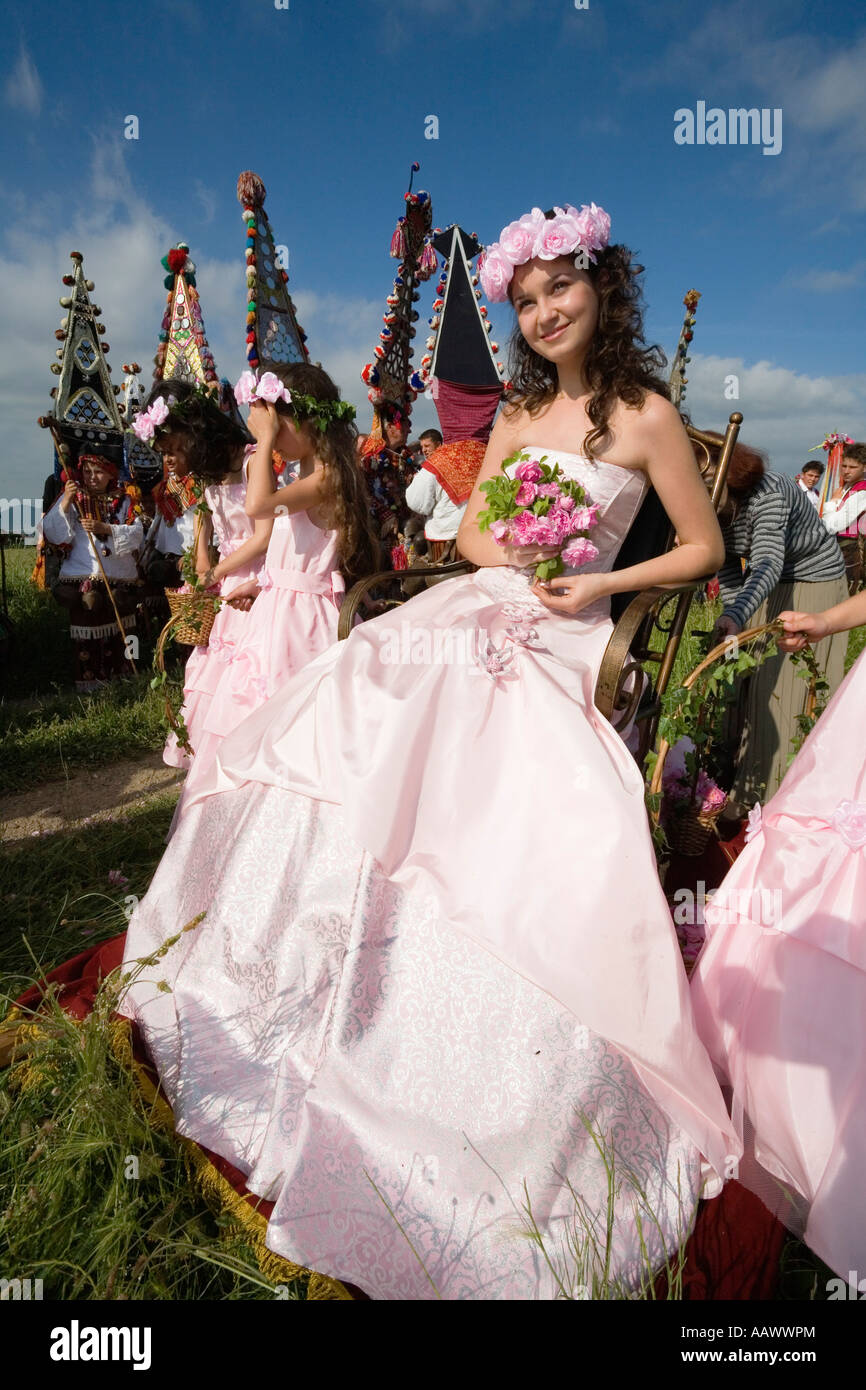 Rose Queen, Rose Festival, Karlovo, Bulgaria Stock Photo - Alamy