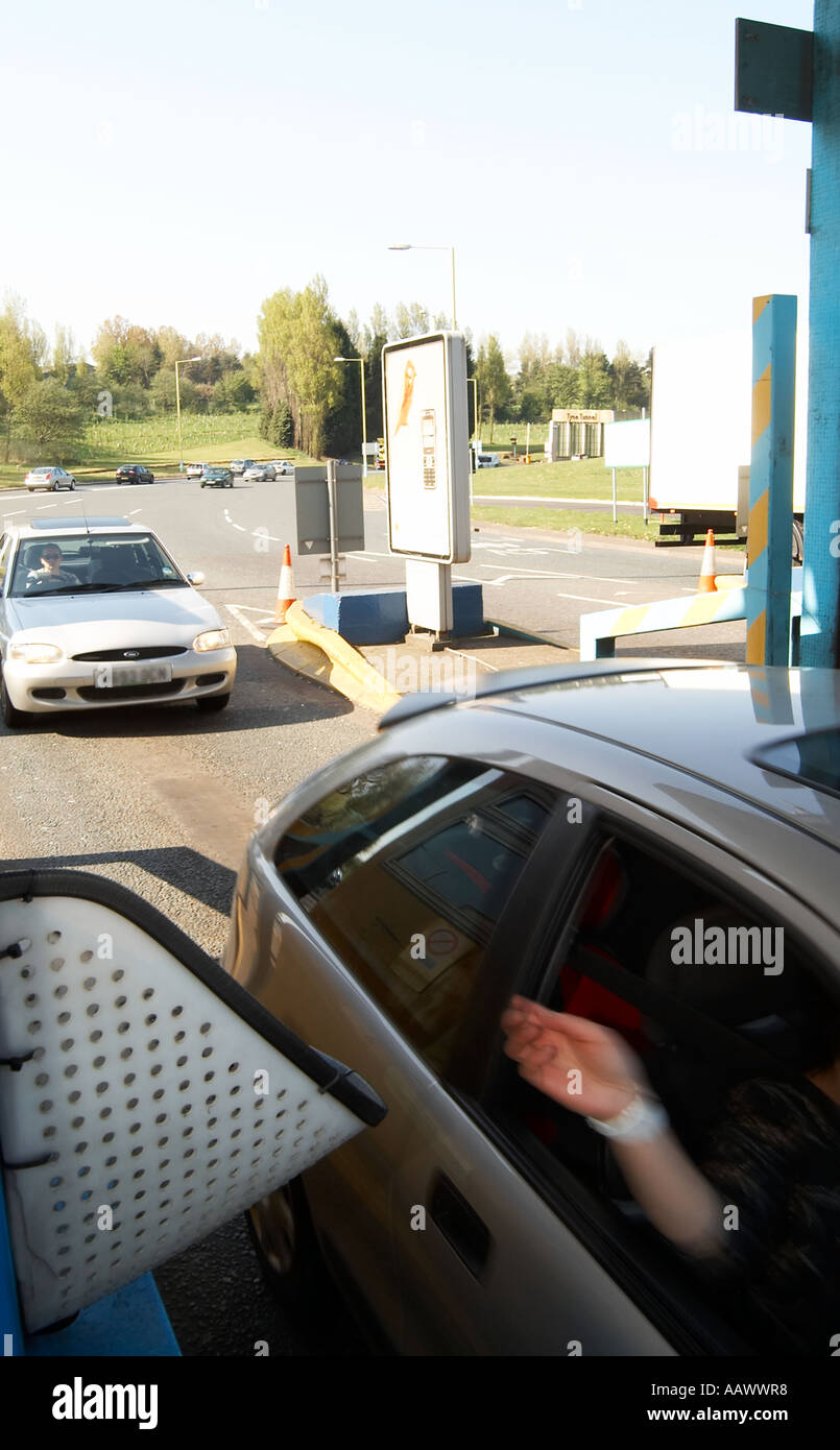 toll, booth, road, tunnel, Tyne, Newcastle, Tyneside, pay, coin ...