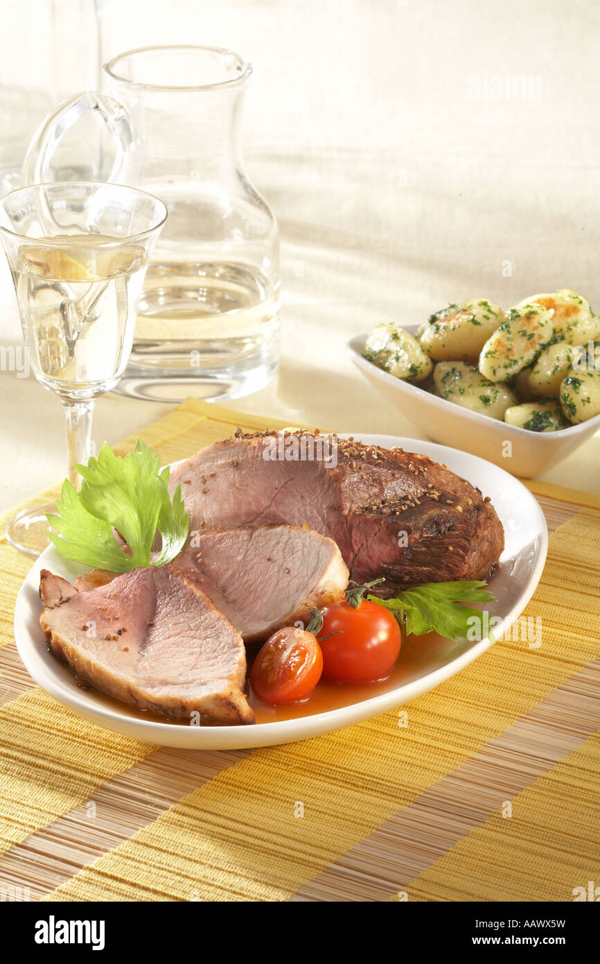 Rum Pork Meat step by step Stock Photo - Alamy