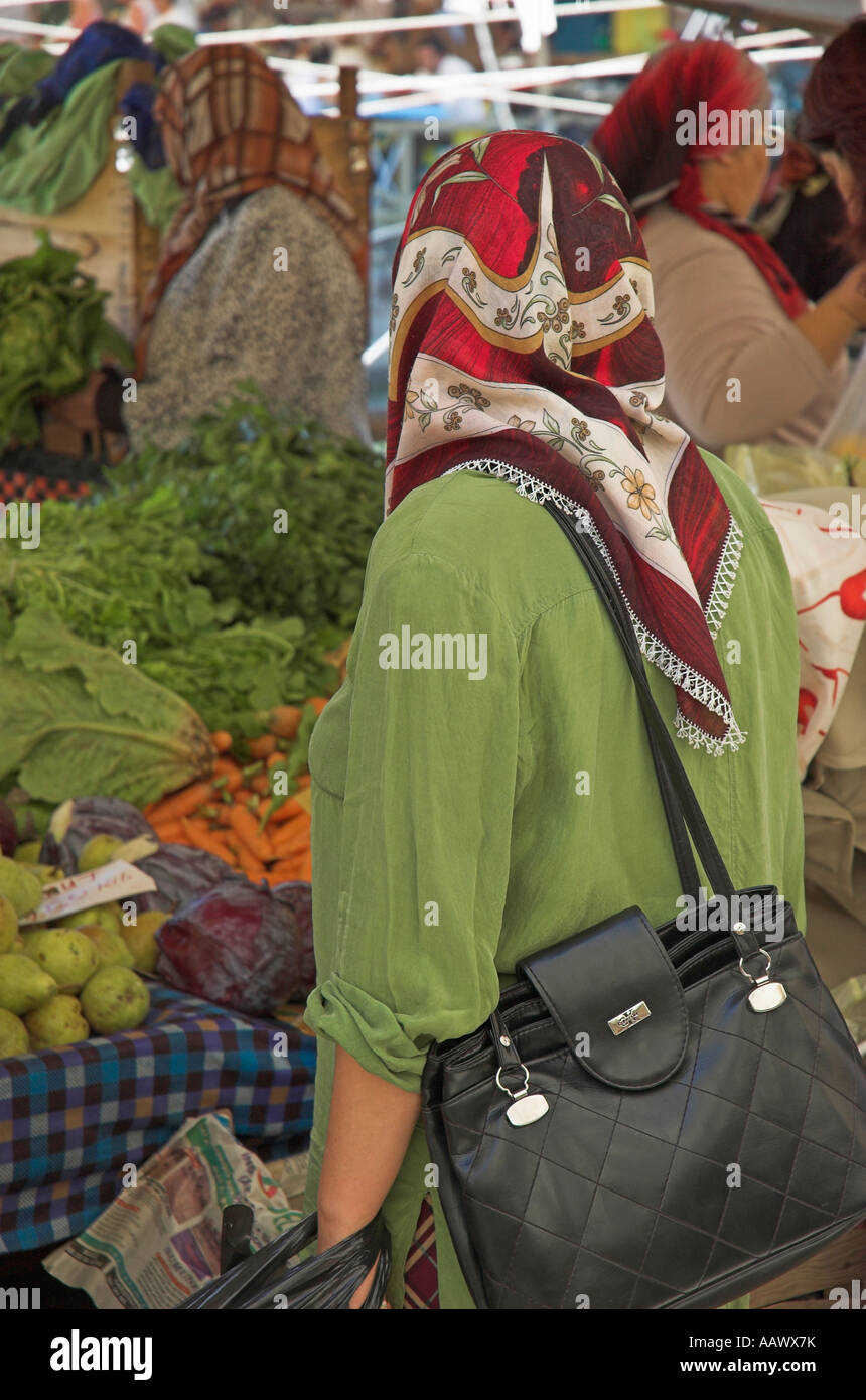 Produce market at Fethiye Turkey Stock Photo - Alamy