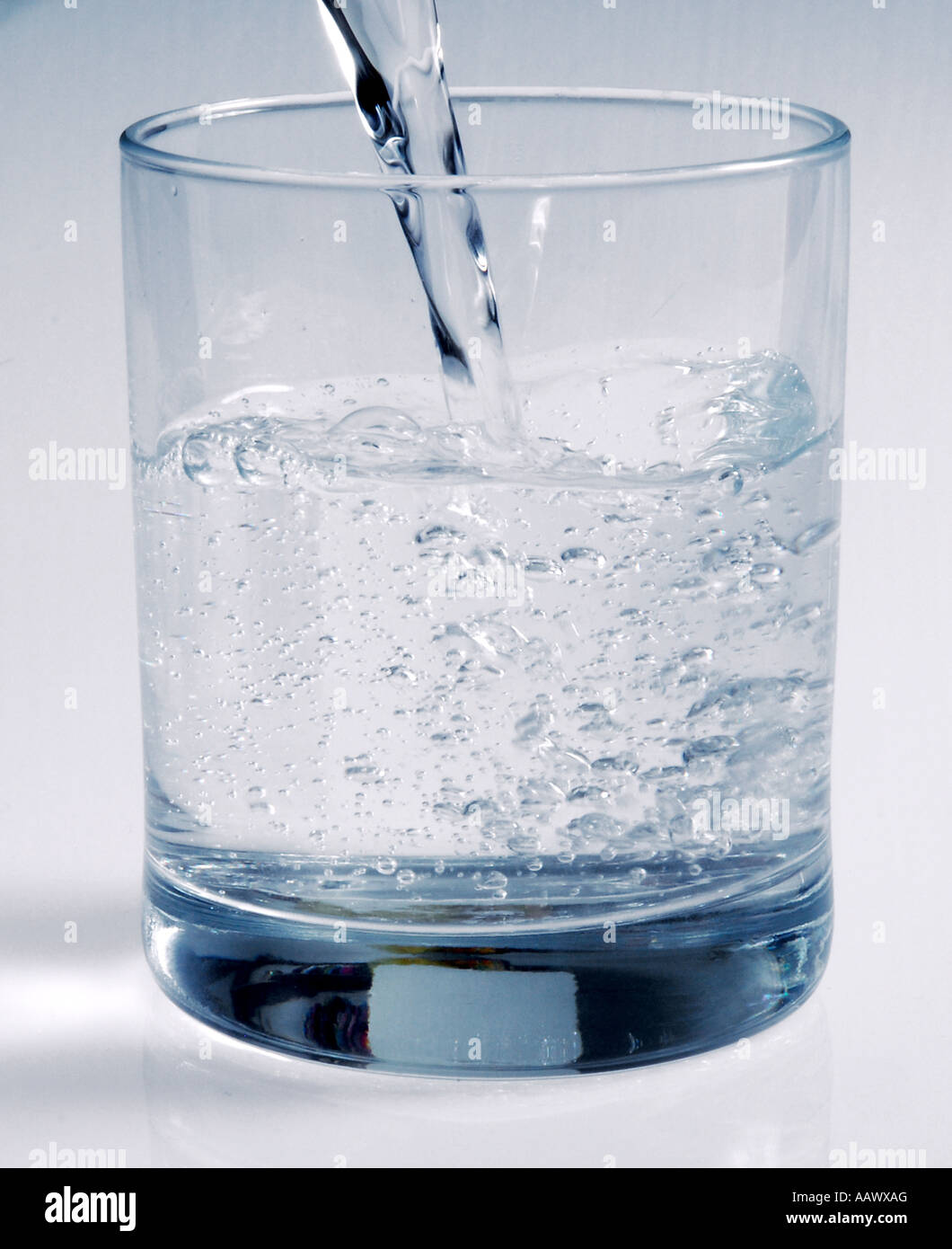 A glass of mineral water Stock Photo - Alamy