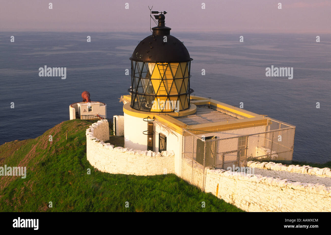 St Abbs Head lighthouse on the Berwickshire coast Scottish Borders Scotland UK Stock Photo - Alamy
