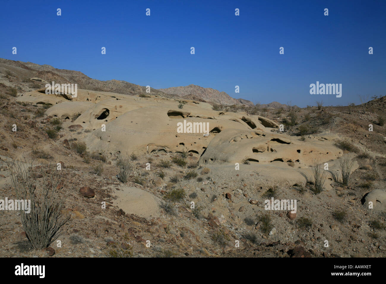 Wind Caves, Anza Borrego Desert, California, USA Stock Photo - Alamy