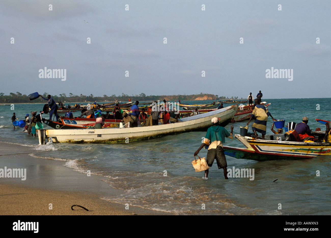 Fishing village tanji gambia west hi-res stock photography and images ...