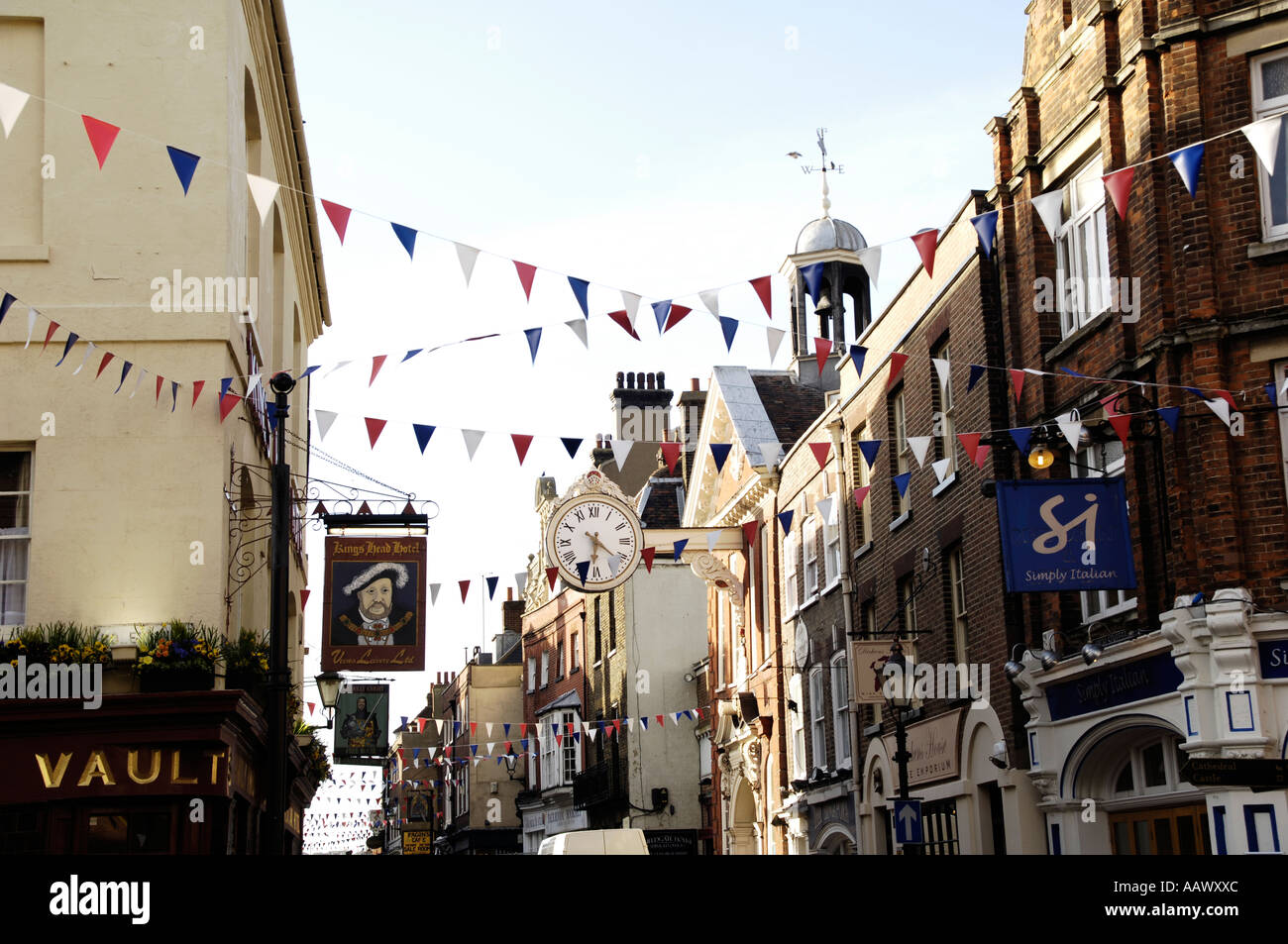 Rochester High Street Stock Photo - Alamy