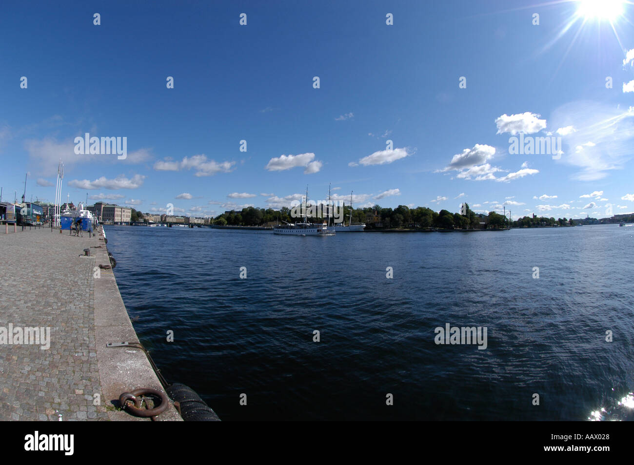 Harbour Quay Stockholm Sweden Stock Photo - Alamy