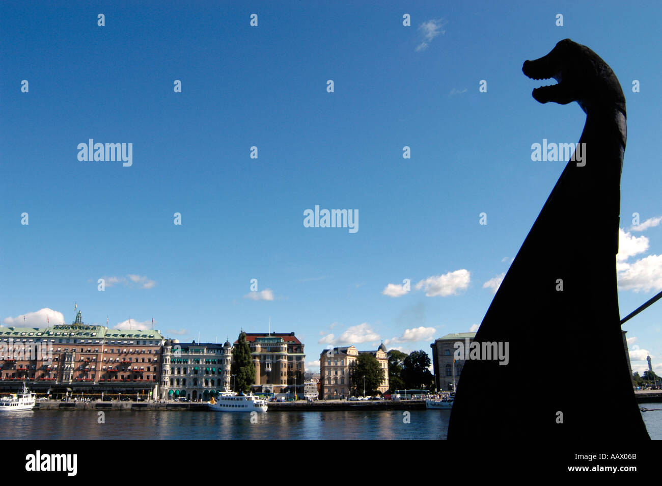 Detail of Tourist Viking ship Stockholm Sweden Stock Photo - Alamy