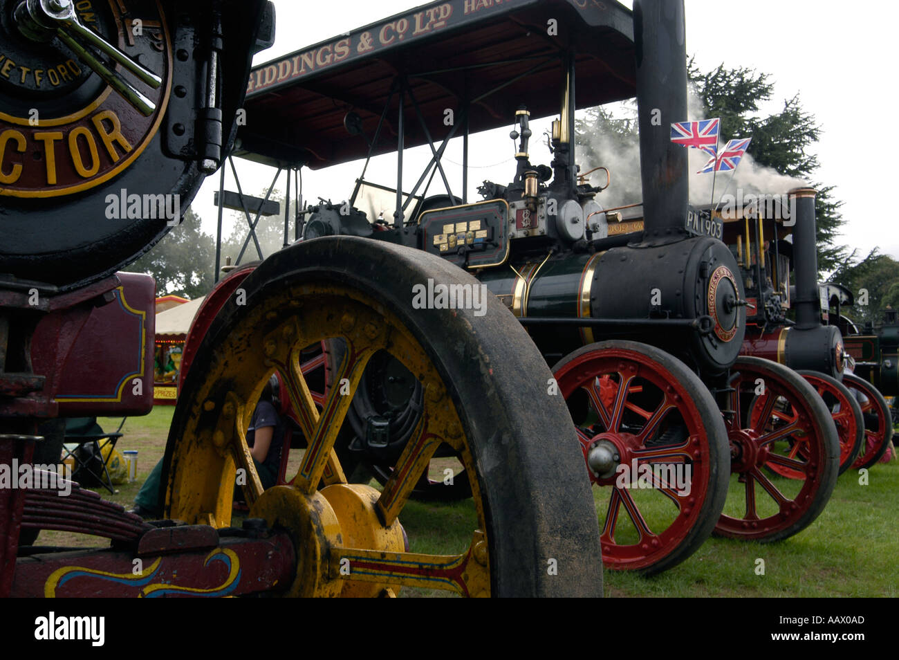 Traction engines on show Stock Photo - Alamy