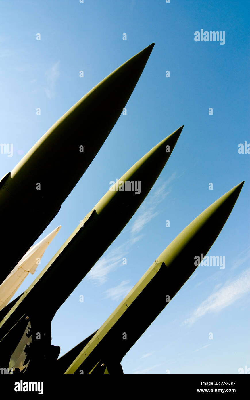 HAWK Air Defense Missiles on Launcher Stock Photo - Alamy