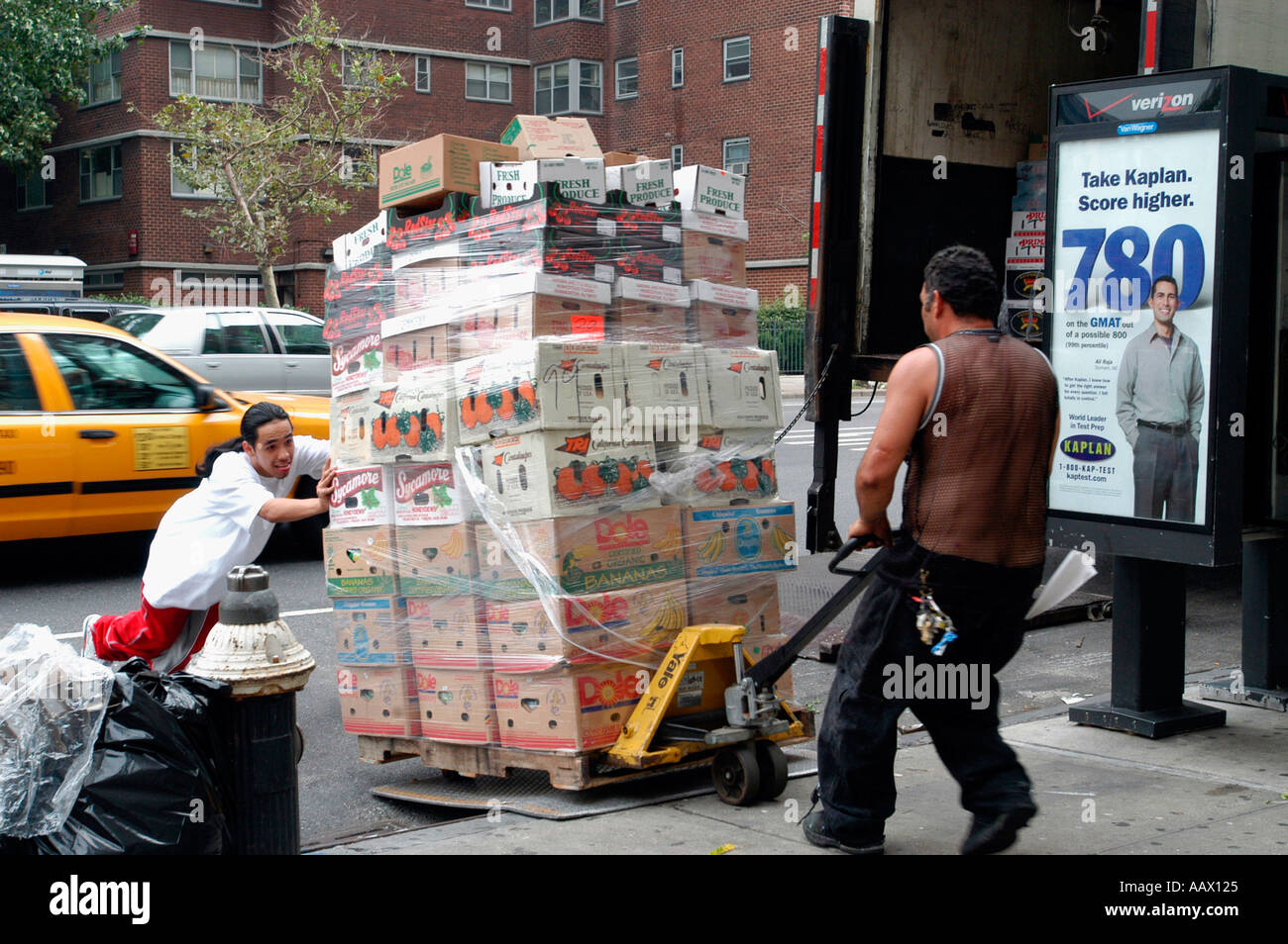 A supermarket in the Chelsea neighborhood of New York City receives a ...
